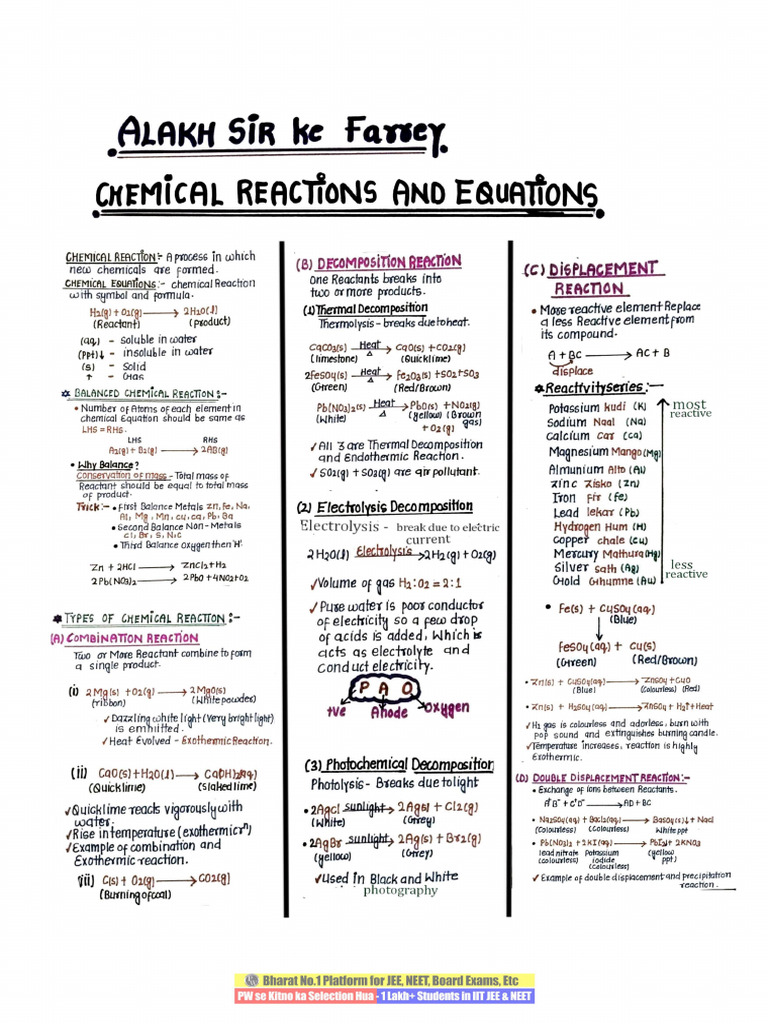 Science Handwritten Notes | PDF