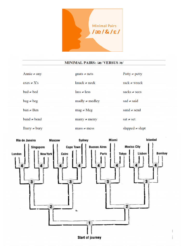 Minimal Pairs Ae Vs e | PDF