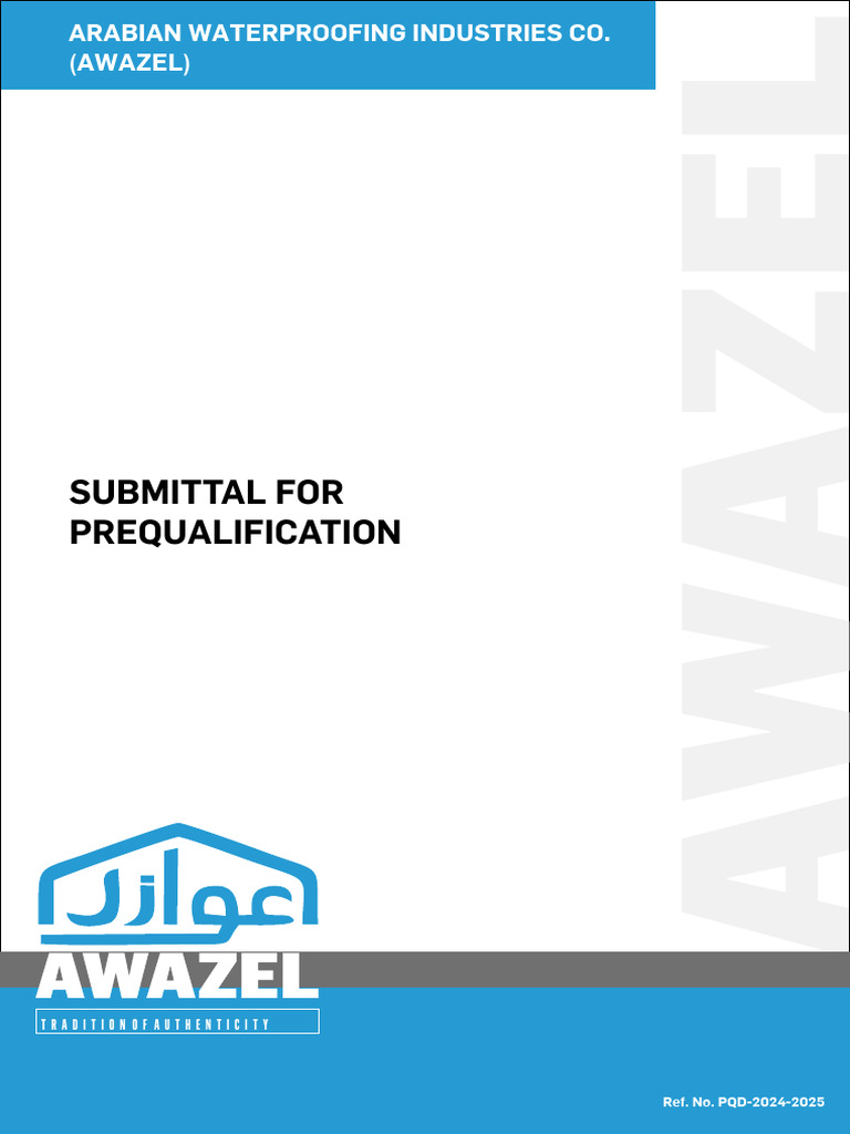Awazel Prequalification Documents Ksa 2025 | PDF | Business