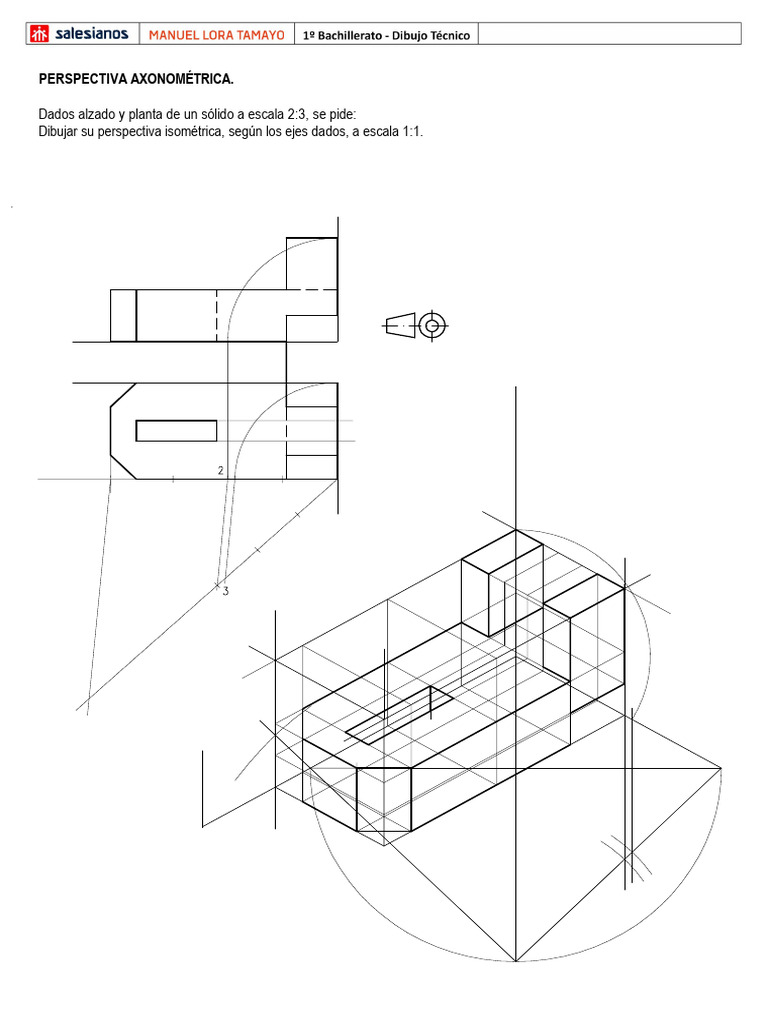 Ejercicio Isometrica 2 Solucion | PDF