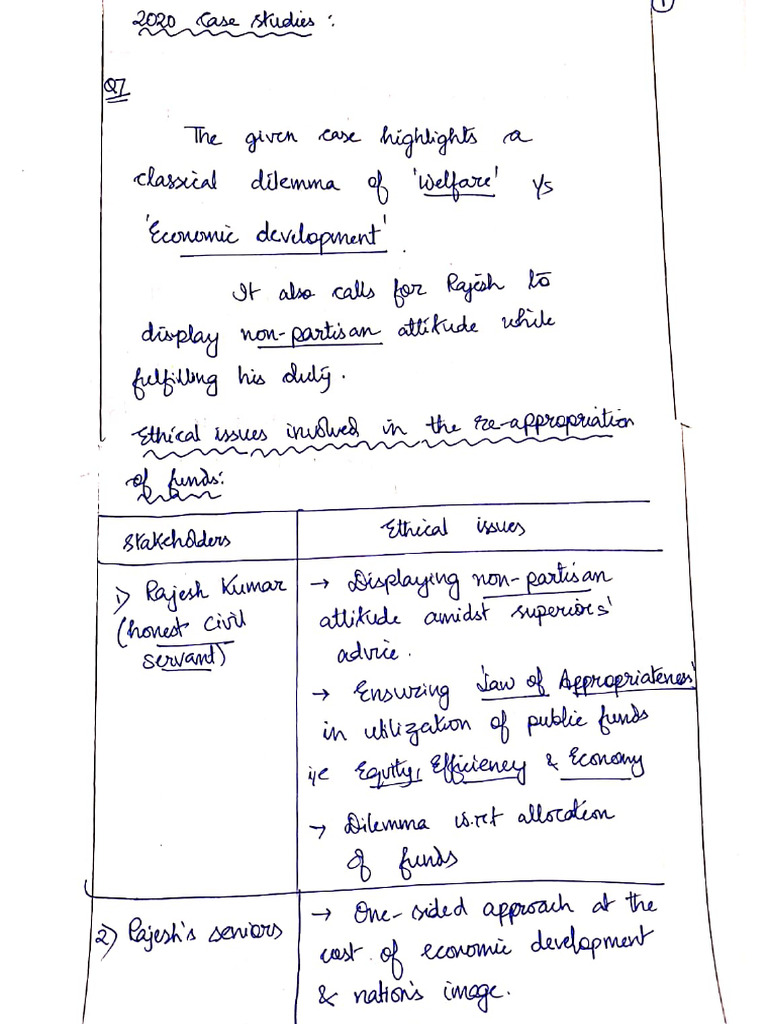 Ethics Case Studies Solved Pdf