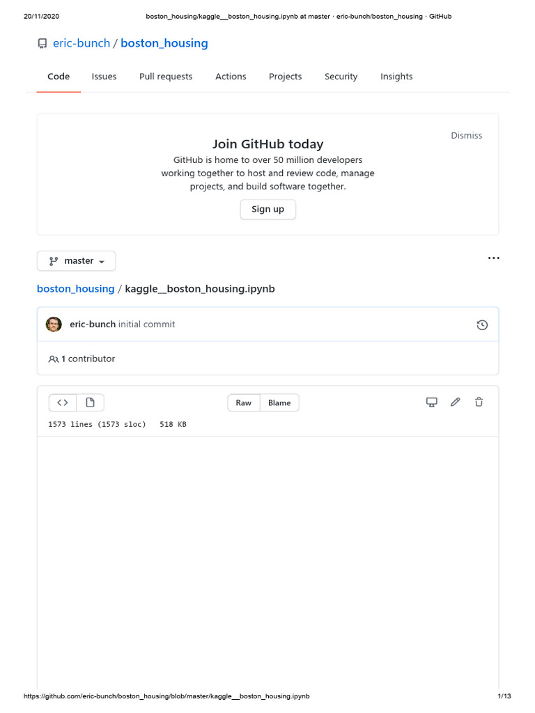 Boston - Housing - Kaggle - Boston - Housing - Ipynb at Master Eric-Bunch - Boston - Housing ...