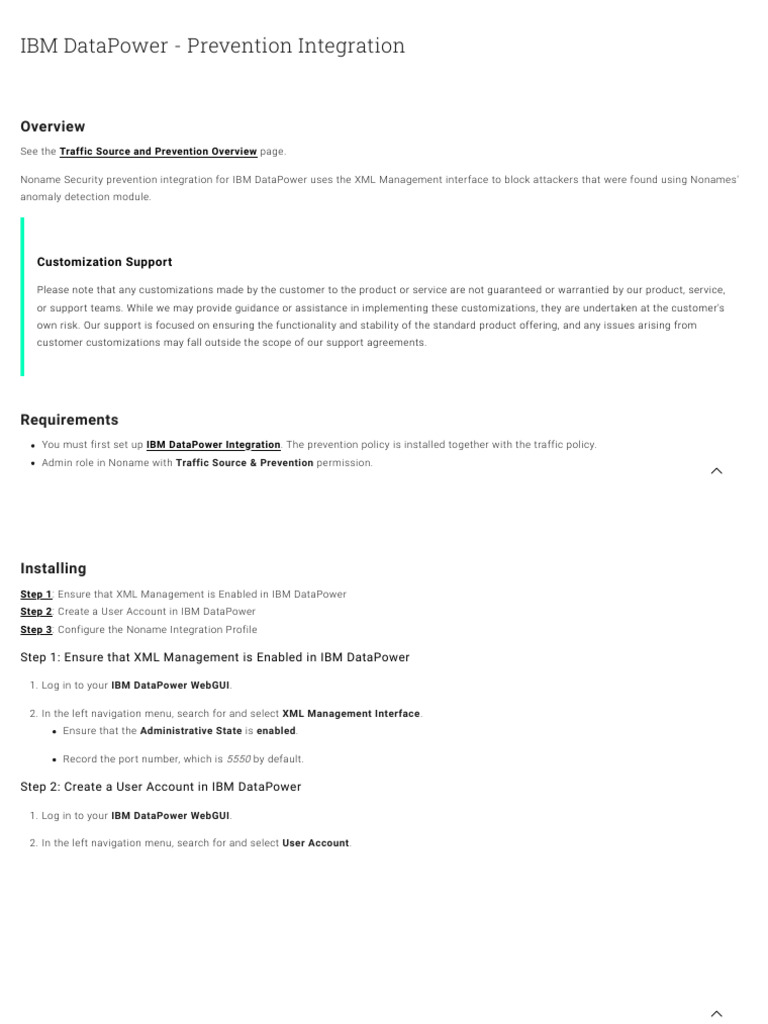 IBM DataPower Prevention | PDF | User (Computing) | Password