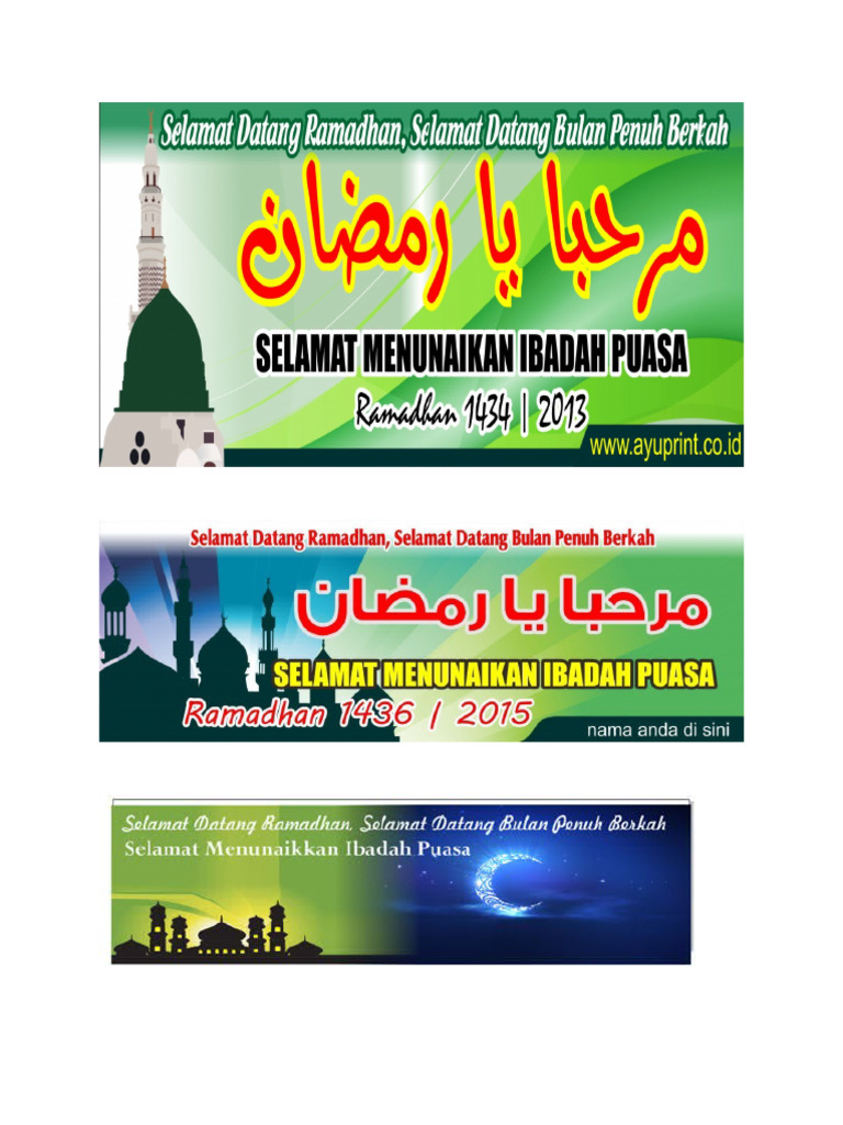 Spanduk Ramadhan | PDF