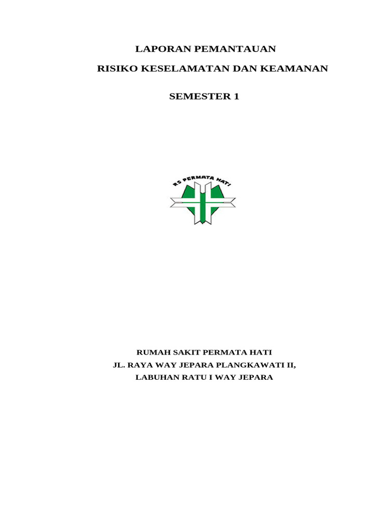 Laporan Hasil Kegiatan Patroli Security | PDF