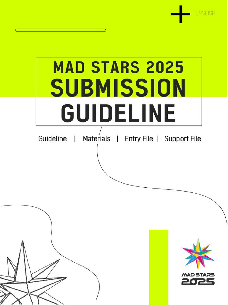MAD STARS 2024 Entry Guidelines | PDF | Codec | Data Compression