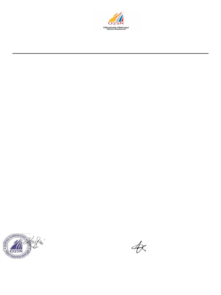 SK - Panitia O2SN SMK 2025 | PDF