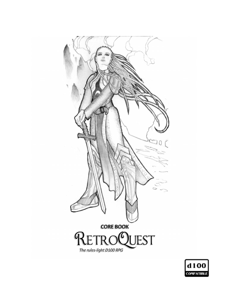 Retro Quest - Core | PDF | Dice | Leisure