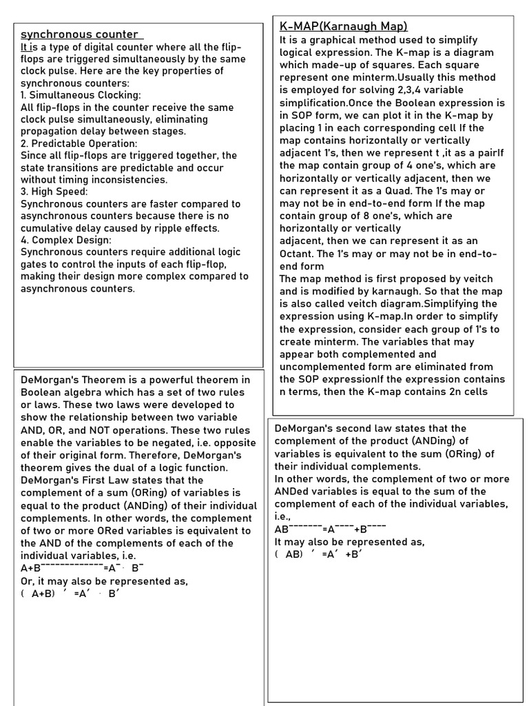 Digital Electronics Notes | PDF | Logic Gate | Digital Technology