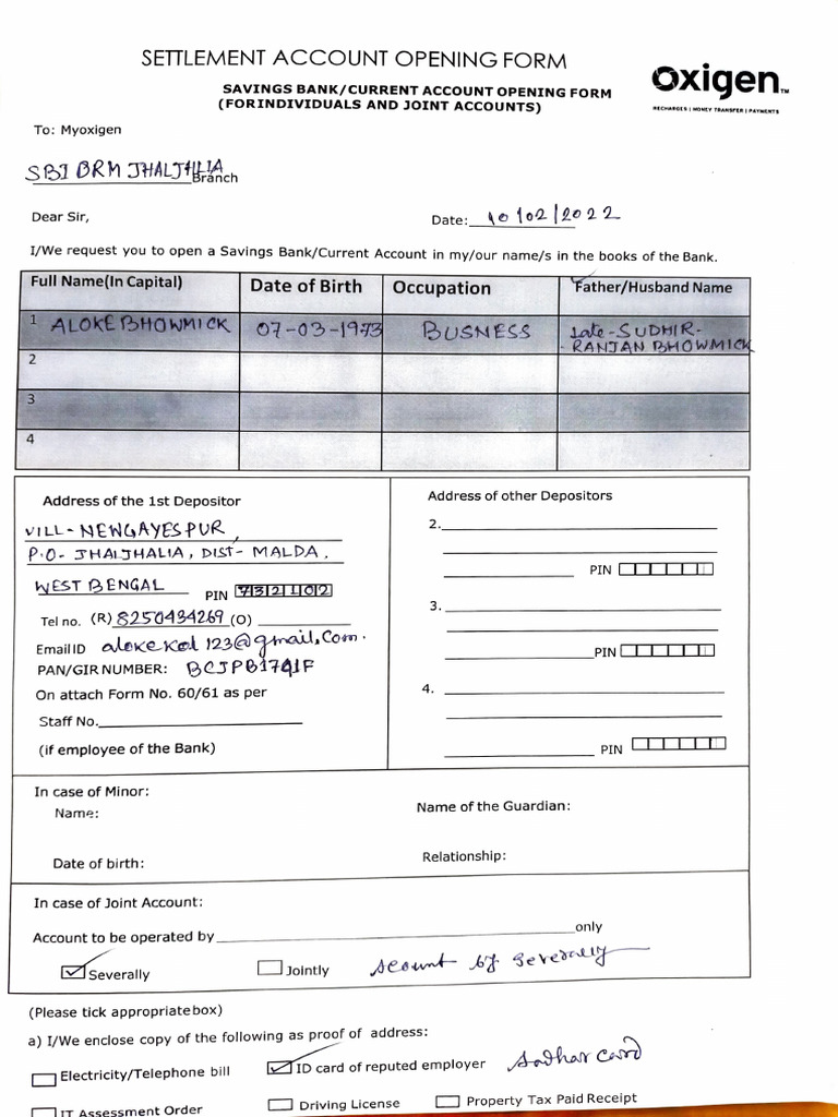 Bank Account Setup Guide | PDF | Banks | Automated Teller Machine