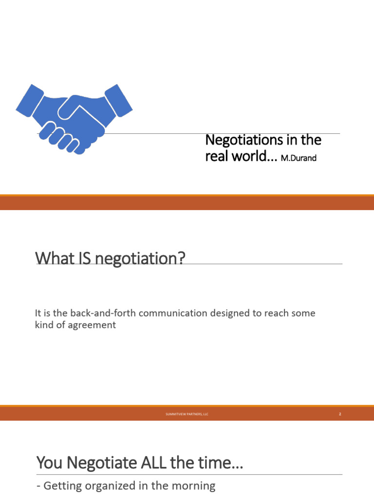 Mastering Effective Negotiation Techniques | PDF | Negotiation | Social ...