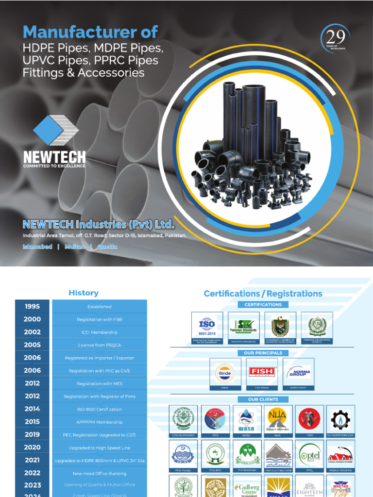 Newtech Profile 2024 | PDF | Islamabad | World Politics