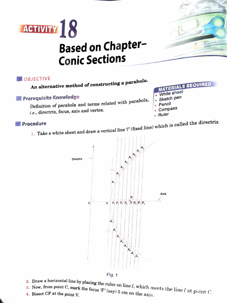 Class XI Practical Conic Section | PDF | Analytic Geometry | Geometry