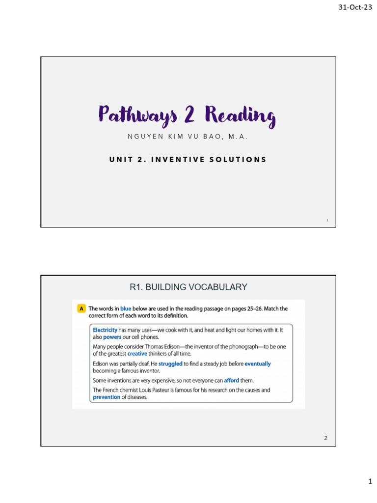 2. Session 2 Unit 2 ppt | PDF