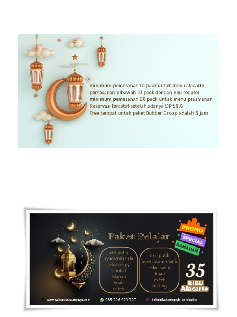 Paket Ramadhan 2025 | PDF