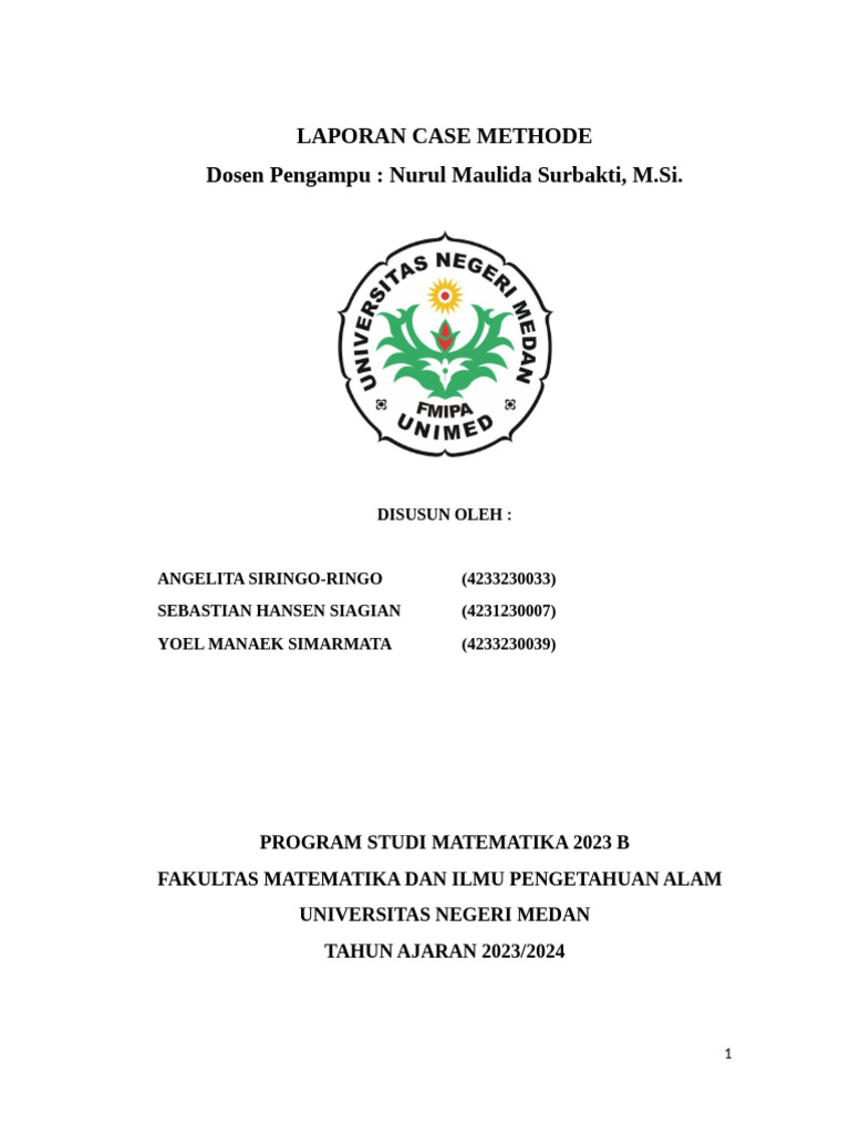 Case Method Kalkulus Lanjut Kel 6 | PDF