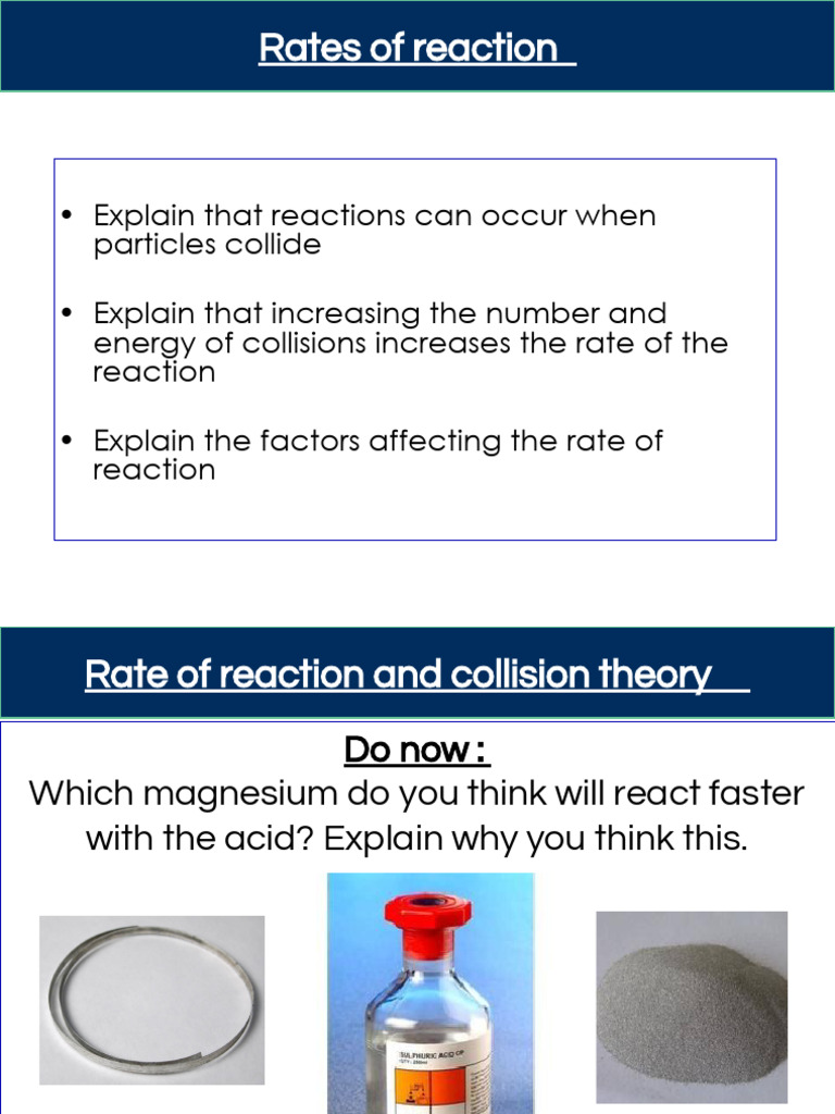 IGCSE Chemistry (Factors that affect rates of reaction ) | PDF ... IGCSE Chemistry (Factors that affect rates of reaction ) | PDF ...