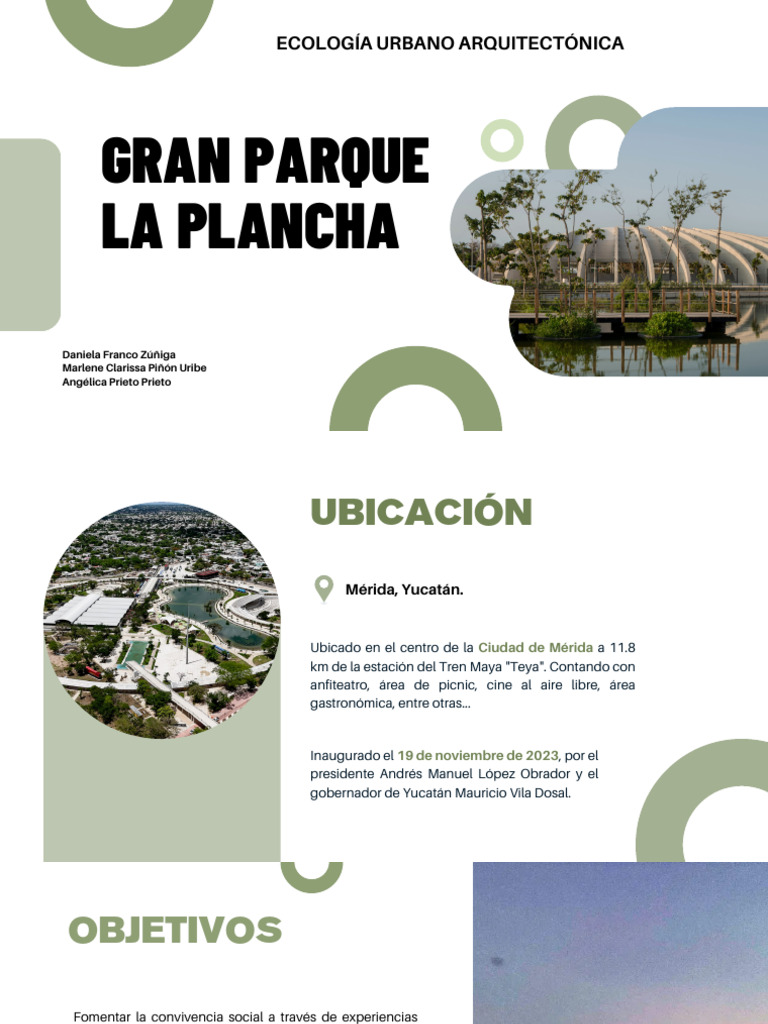 Exposicion Parque La Plancha | PDF | Sustentabilidad | Parques