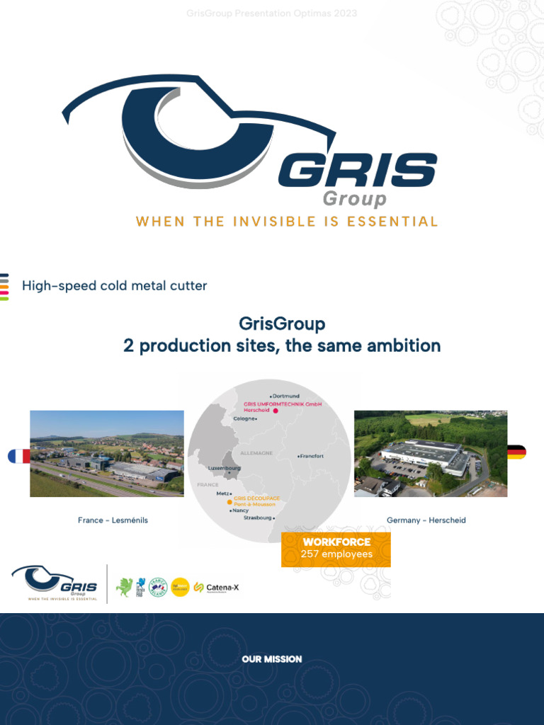 GrisGroup - Presentation 2024 | PDF | Metals | Grinding (Abrasive Cutting)