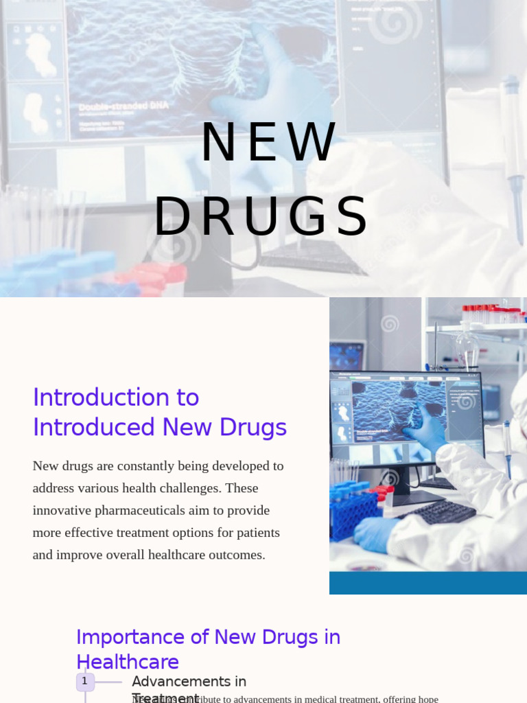 Introduction To Introduced New Drugs PPTX 20240203 090540 0000 | PDF ...