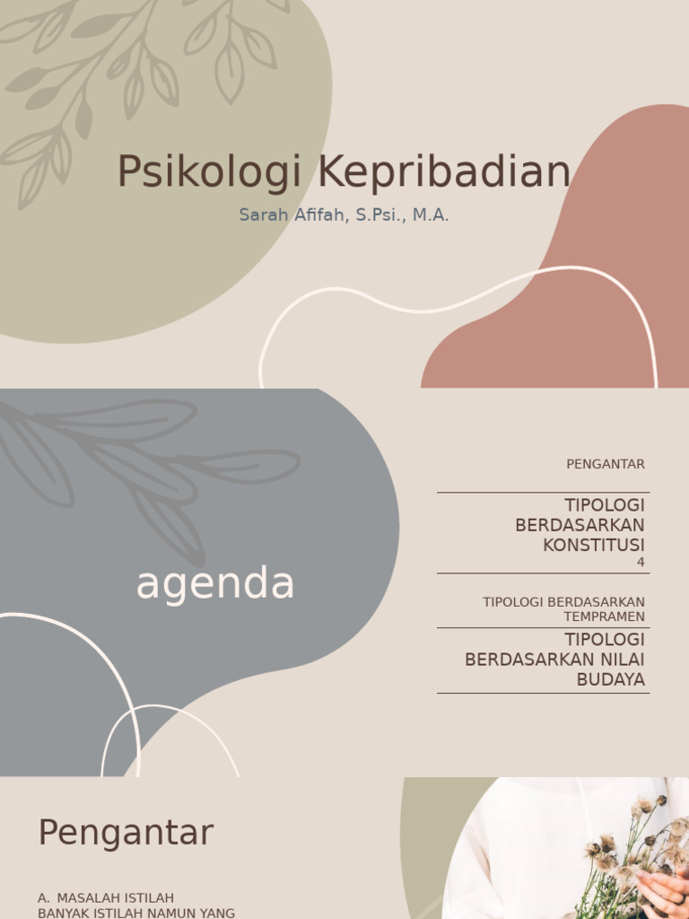 Psikologi Kepribadian TIPOLOGI | PDF