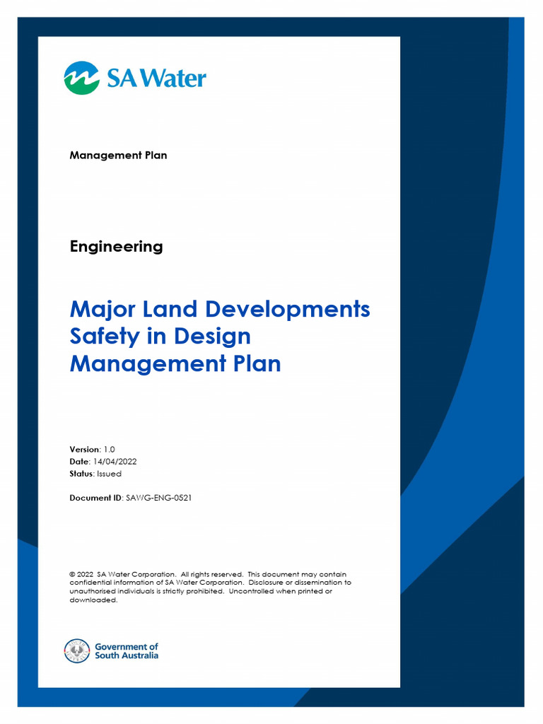 Major Land Development Safety Plan | PDF | Safety | Occupational Safety ...