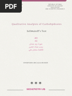 Seliwanoff's Test | PDF | Carbohydrates | Sucrose