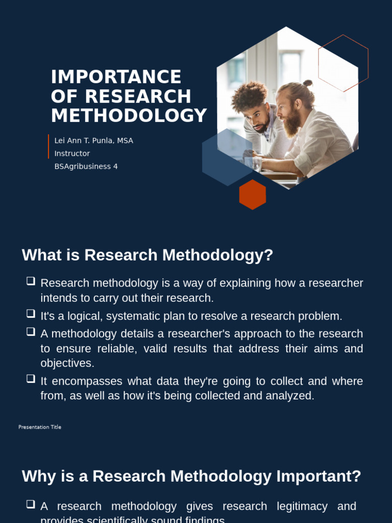 Importance of Research Methodology | PDF | Methodology | Quantitative ...