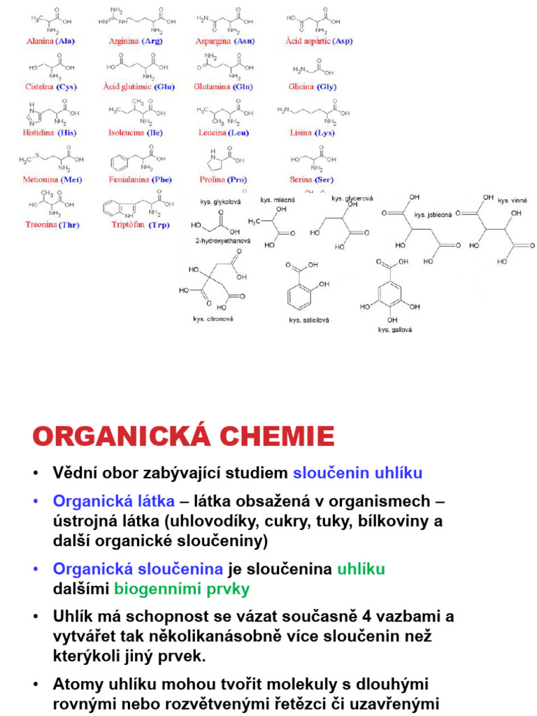 1 - Organická Chermie | PDF