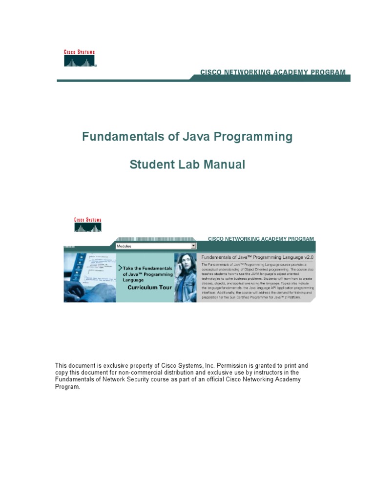 FJP Student Labmanual v20 | PDF | Command Line Interface | Java (Programming Language)