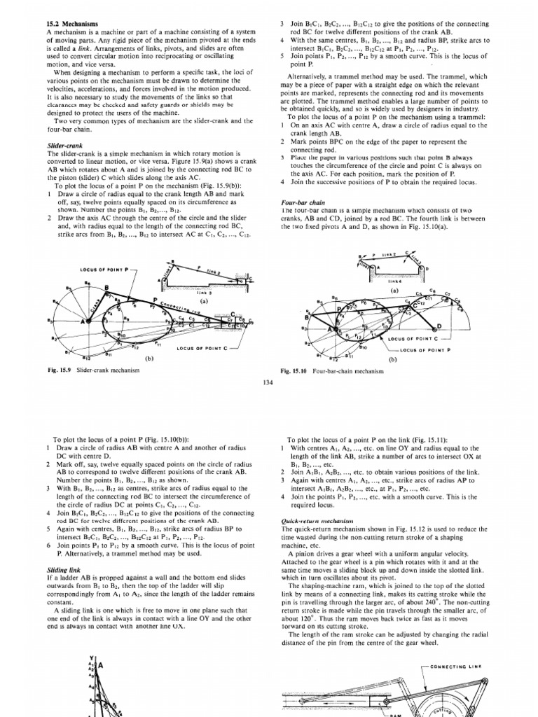 Linked Mechanisms | PDF