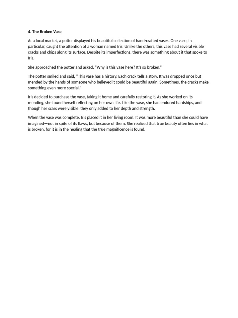 The Broken Vase | PDF