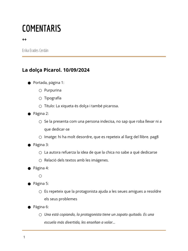 Comentaris de Llibres | PDF