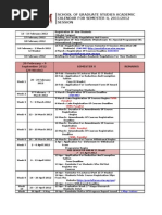 MMU Academic Calendar 2024-2026 | PDF