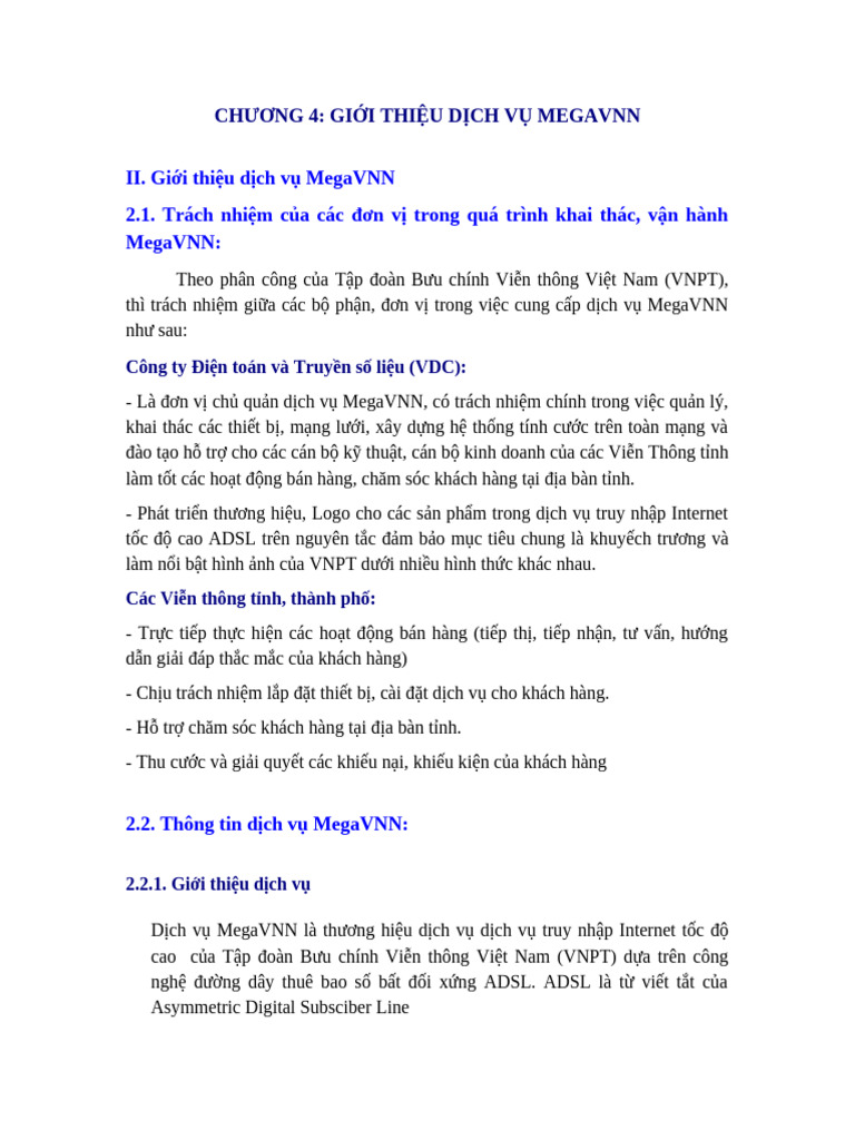 Gio I Thieu Mega VNN | PDF