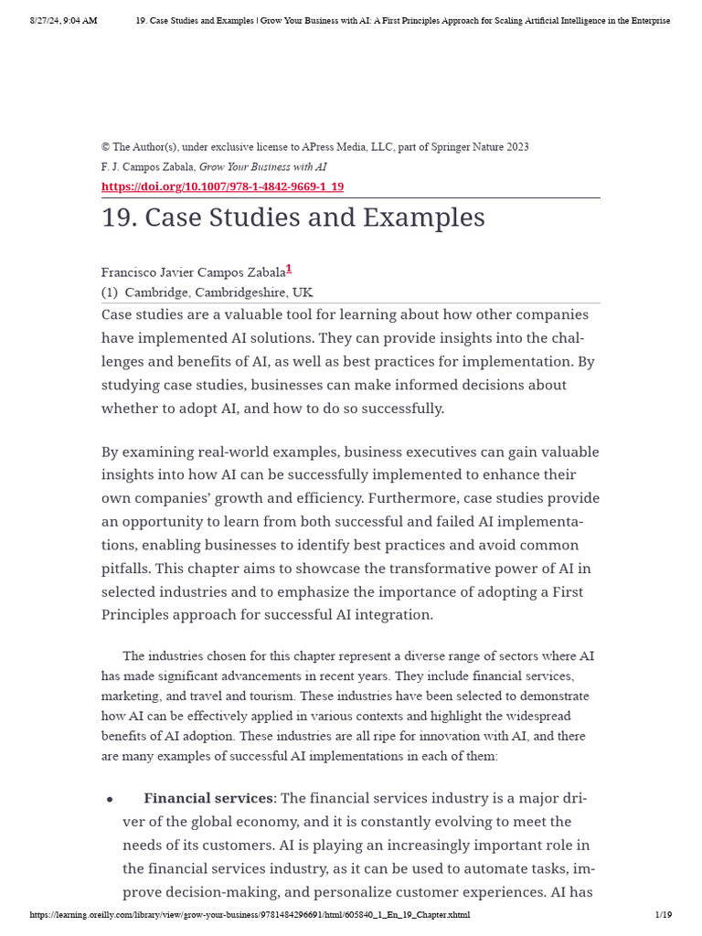 19. Case Studies and Examples _ Grow Your Business With AI_ a First ...