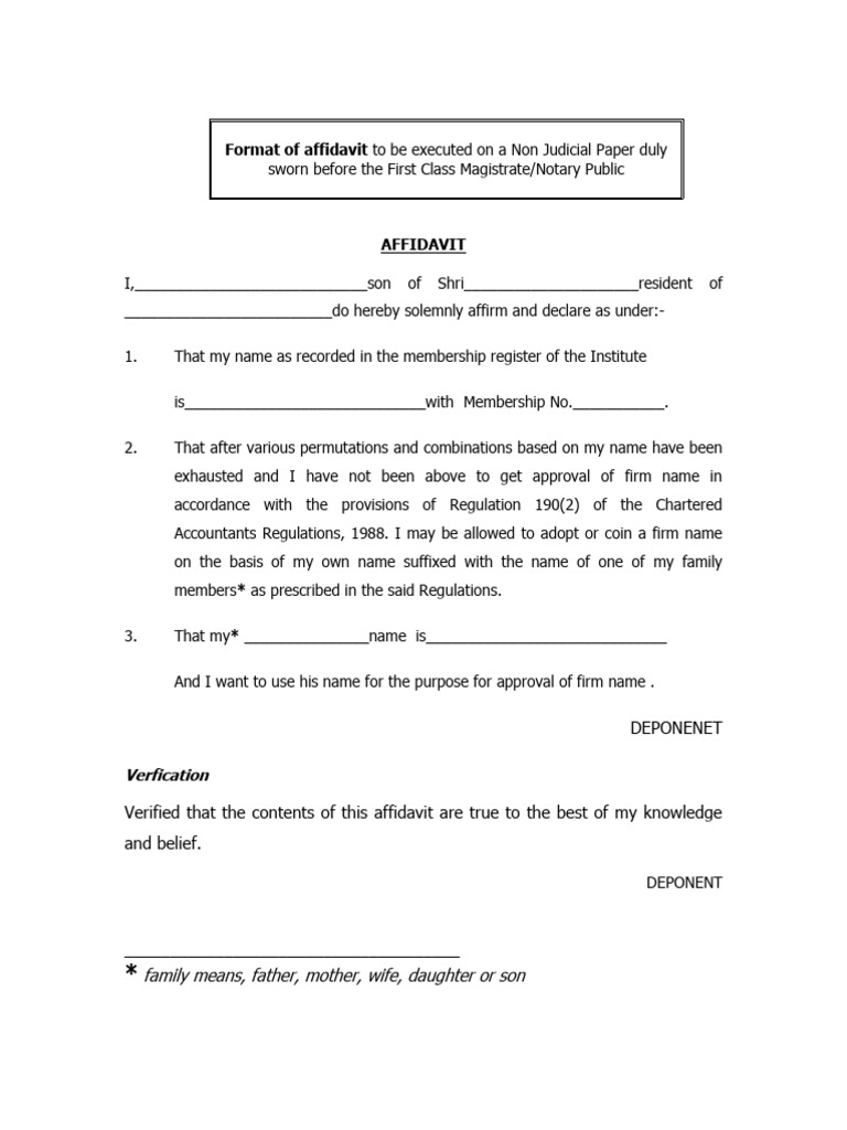 Affidavit | PDF