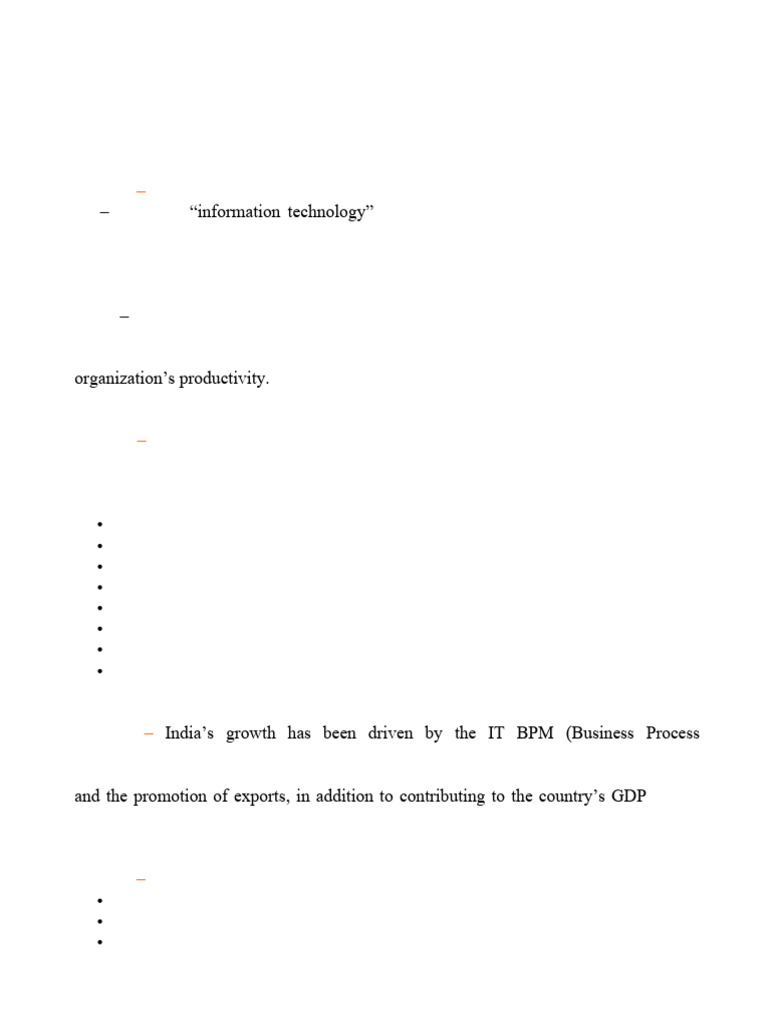 Introduction to IT-ITeS Industry | PDF | Outsourcing | Educational ...