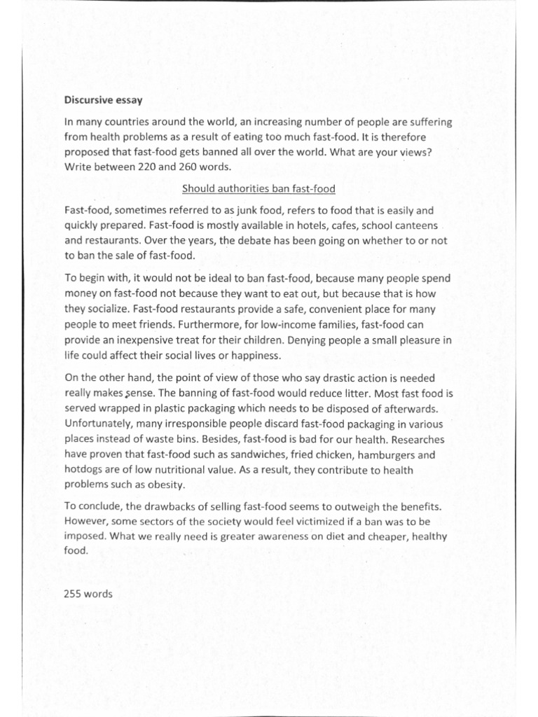 Discursive Essay | PDF