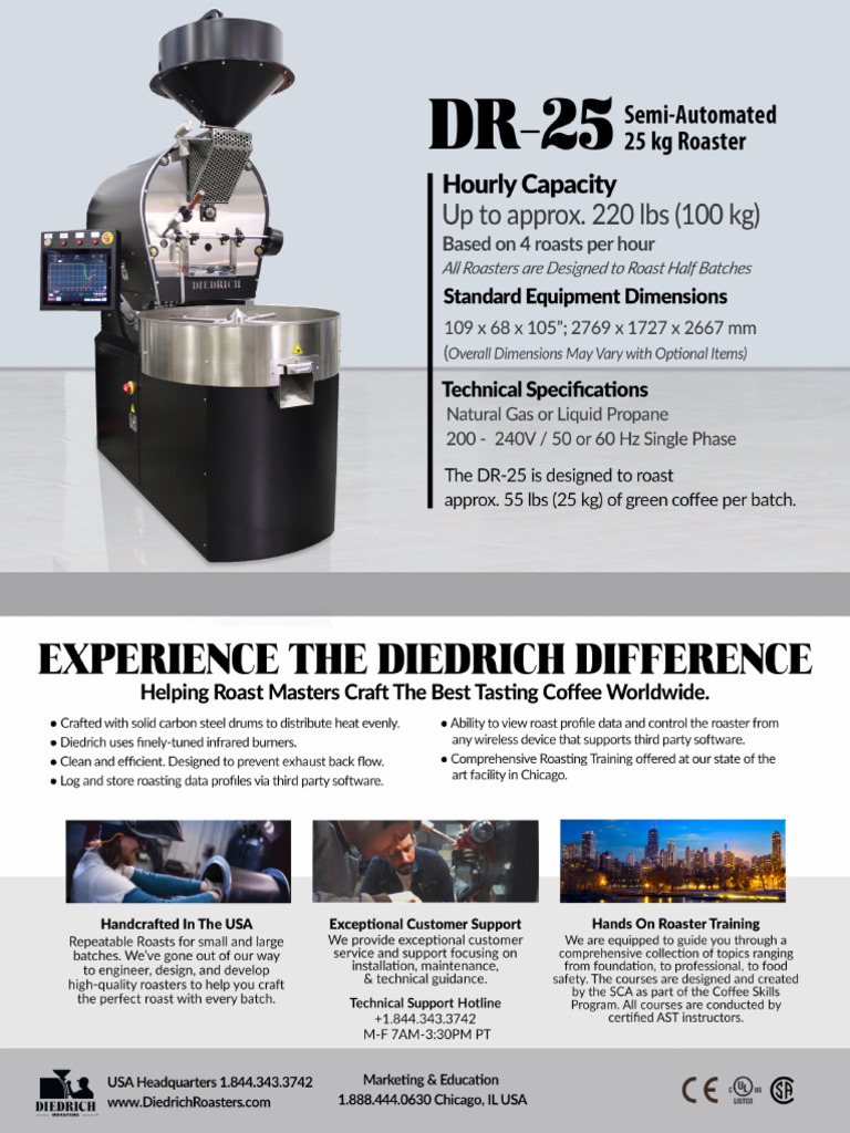 DR25 Diedrich Roasters | PDF