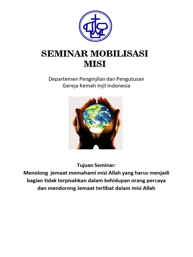SEMINAR MISI 2024 Dep - Mis DOC. Edited | PDF
