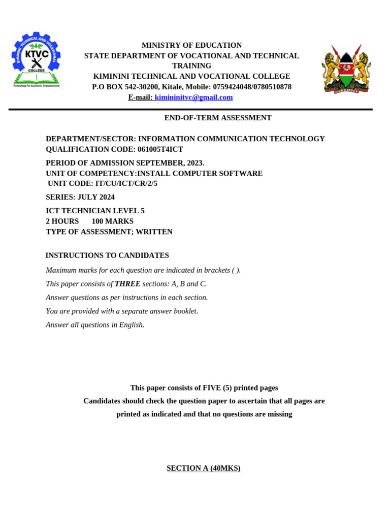 Install Comp Software Level 6 | PDF | Operating System | Hard Disk Drive