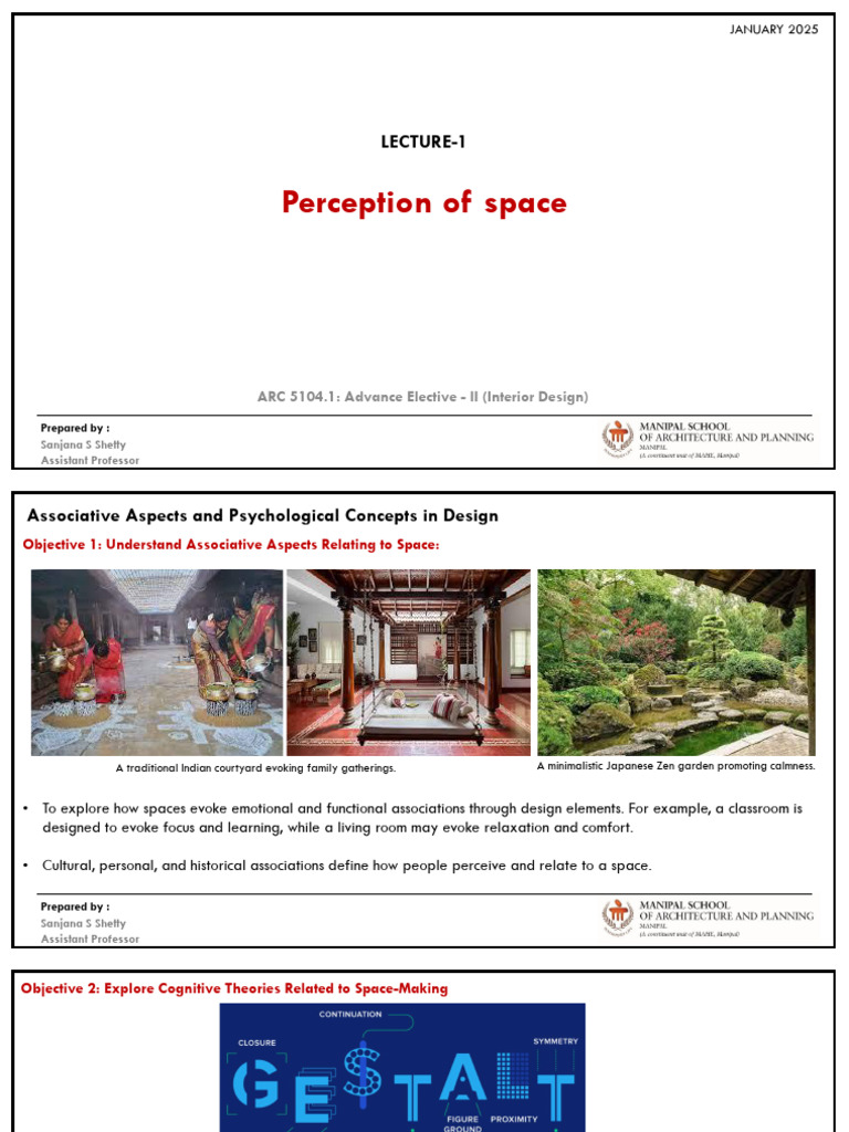 L1-Perception of space | PDF | Perception | Space