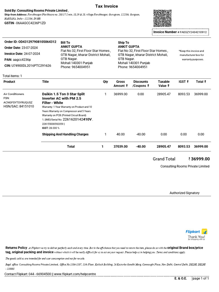 Soft Furnishing Allowance Invoice | PDF | Taxes | Government Finances