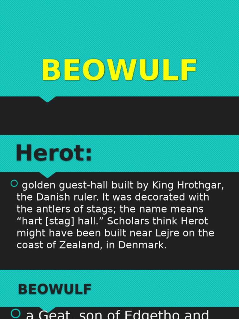Beowulf Character Overview and Roles | PDF