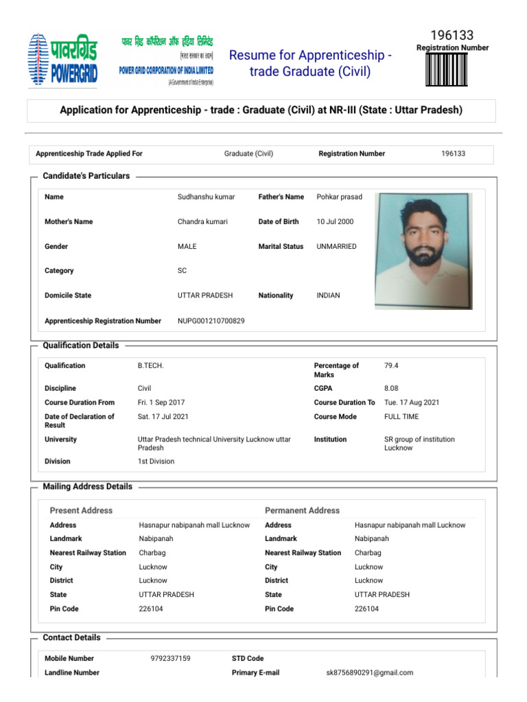 Candidate Resume | PDF