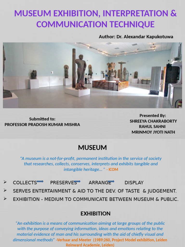 Presentation Exhibition Mrs | PDF | Museum | Cultural Heritage