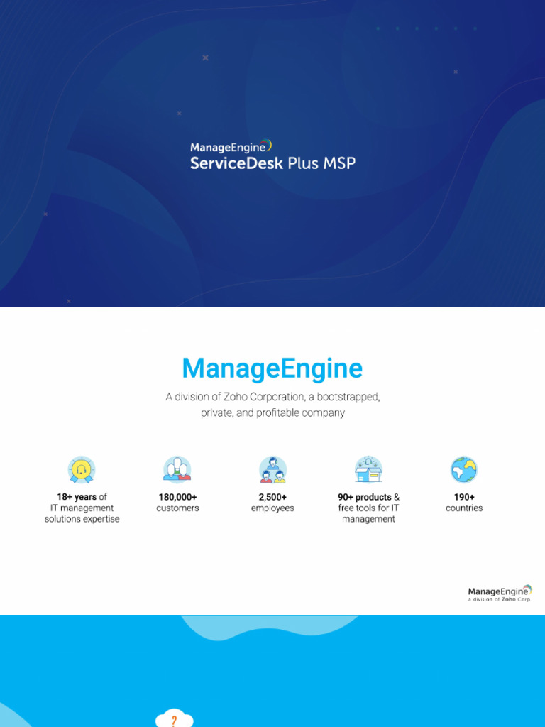 Servicedesk Plus MSP Overview | PDF