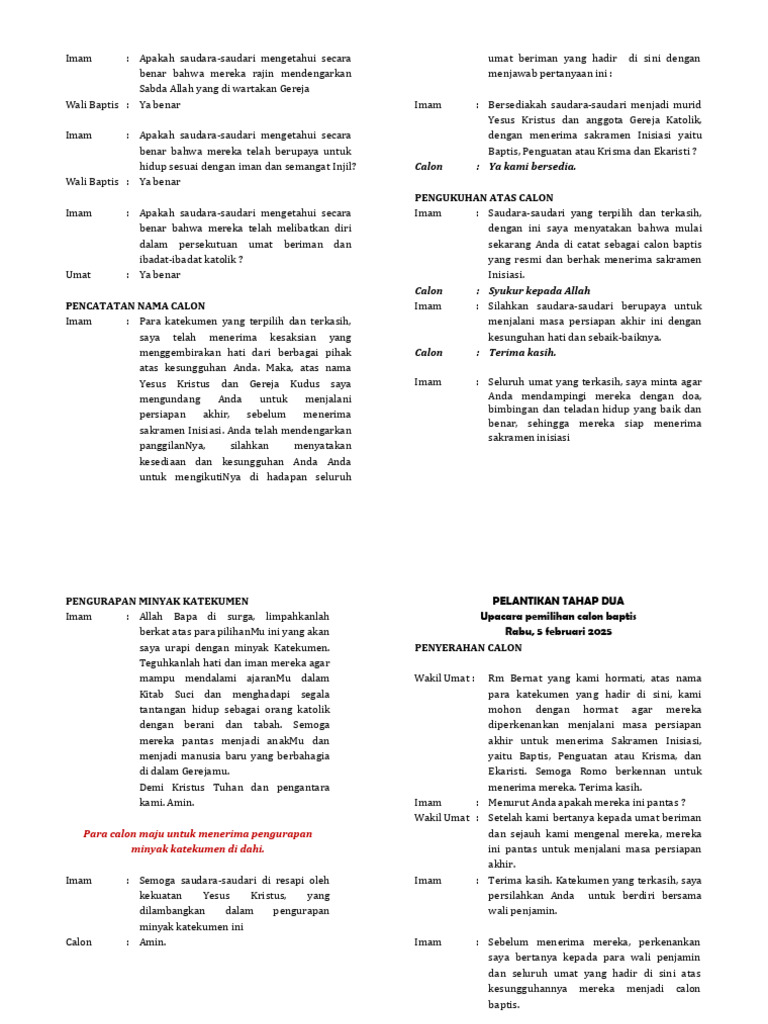 Pelantikan Tahap Dua | PDF