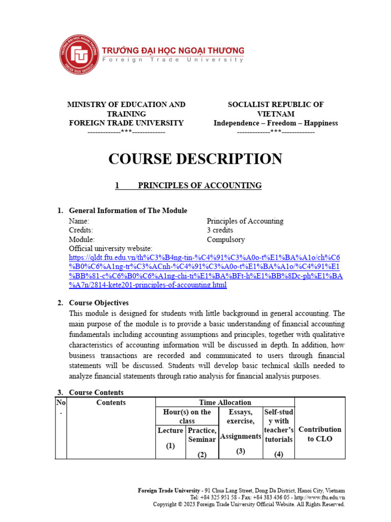Course Description | PDF | Macroeconomics | Multiple Choice